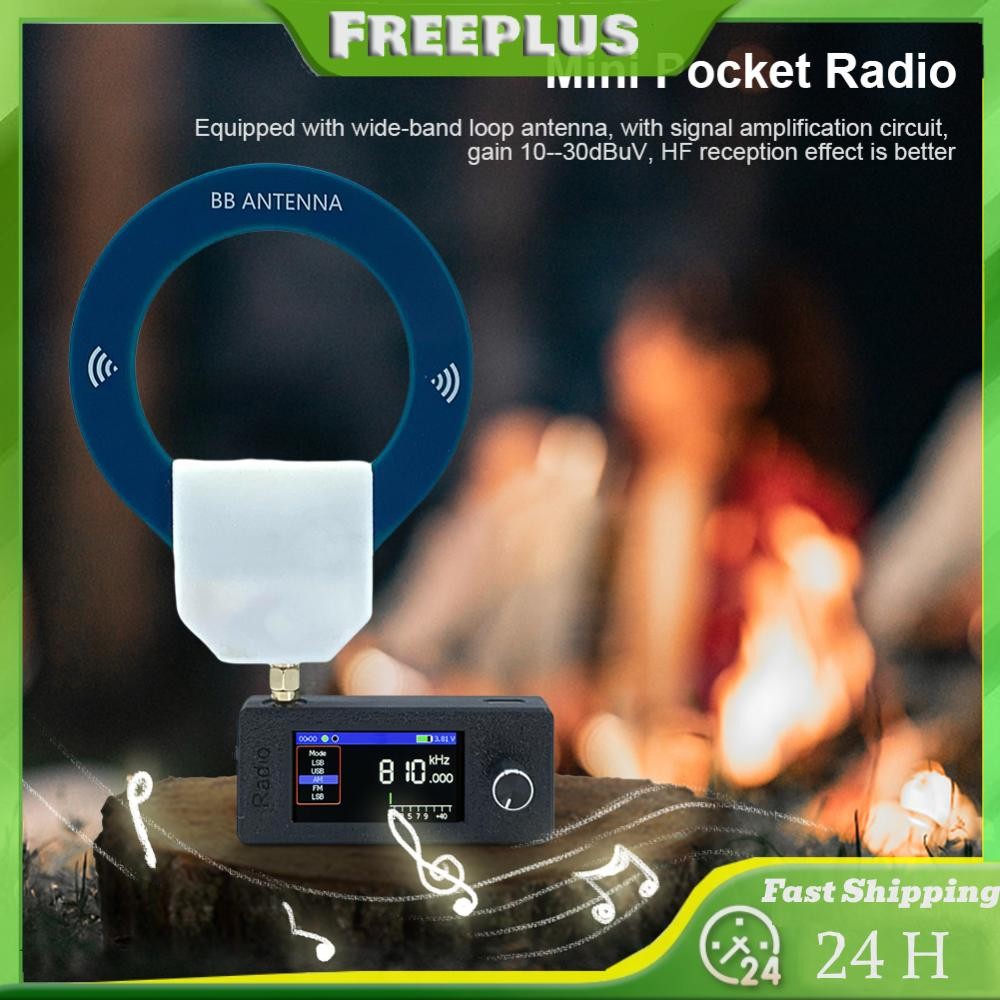 SI4732 0.5-108mhz Pocket Mini Radio HF SW MW VHF Radio LSB USB AM FM 1 ...