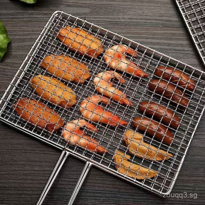 Grilled Fish Clip Stainless Steel Grilled Fish Rack Grilled Fish Mesh ...