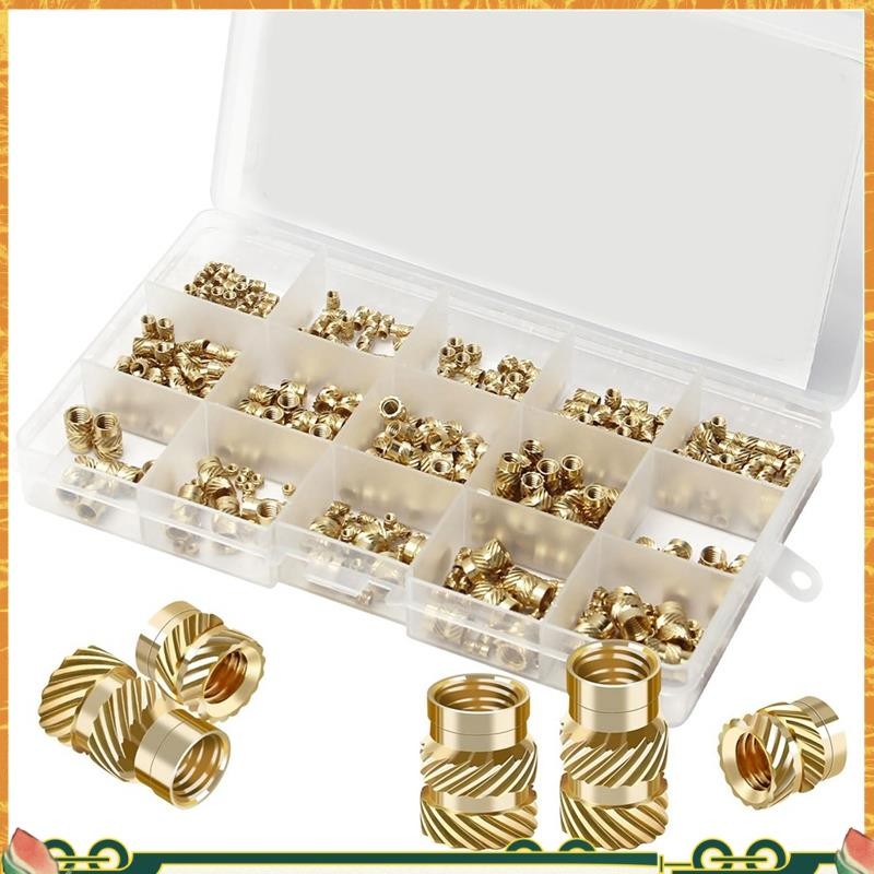 362Pcs Nut Inserts, M2/M3//M5/M6 Threaded Inserts, Heat Set Insert Tool ...