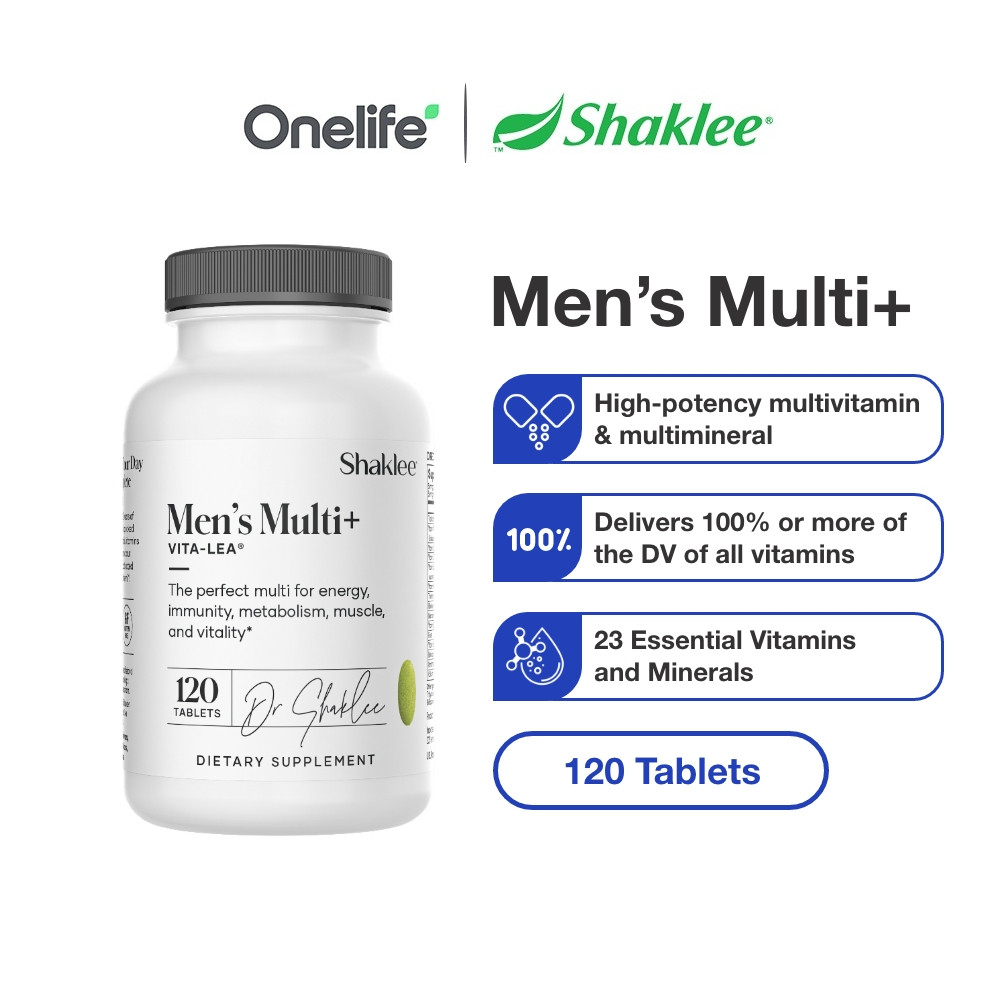 Shaklee Vita-Lea Men's Multi (120 tablets) - For Heart, Bone, Immune ...