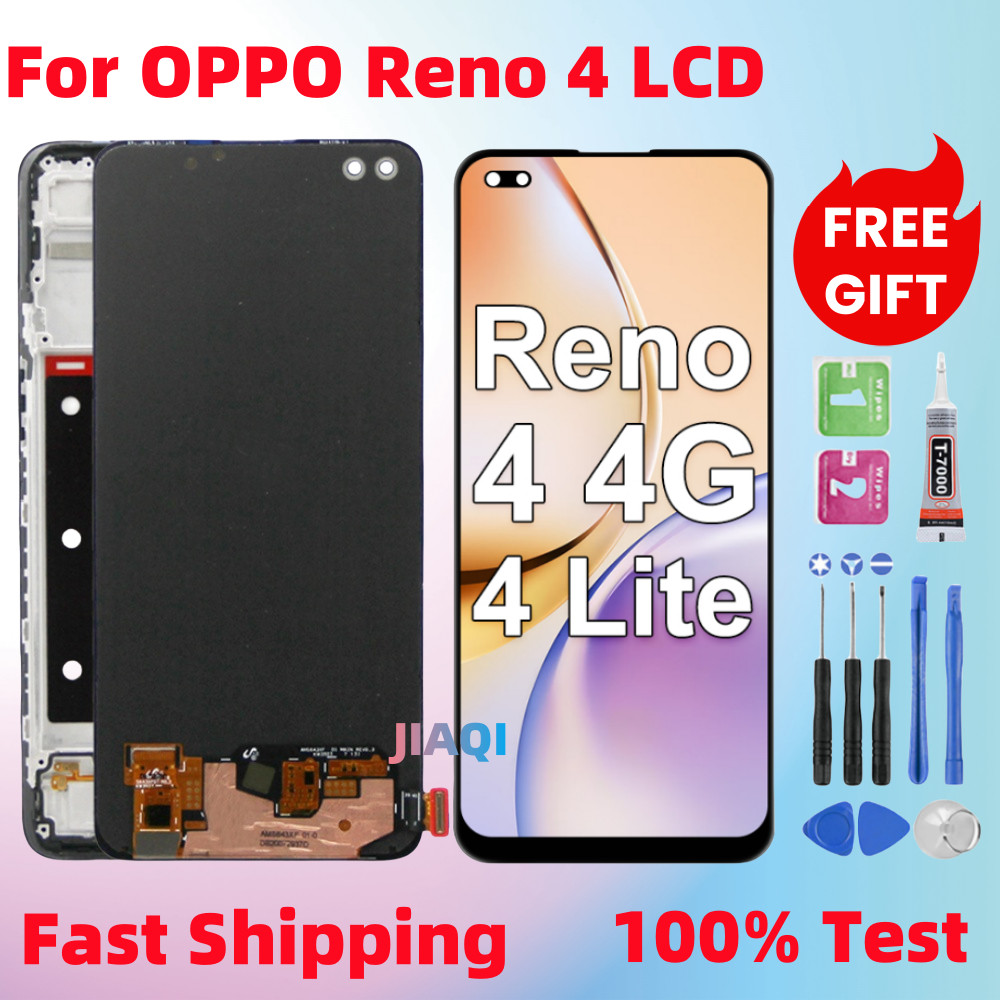 FOR OPPO Reno 4 4G / 4 Lite LCD Display CPH2113 CPH2125 Touch Screen ...