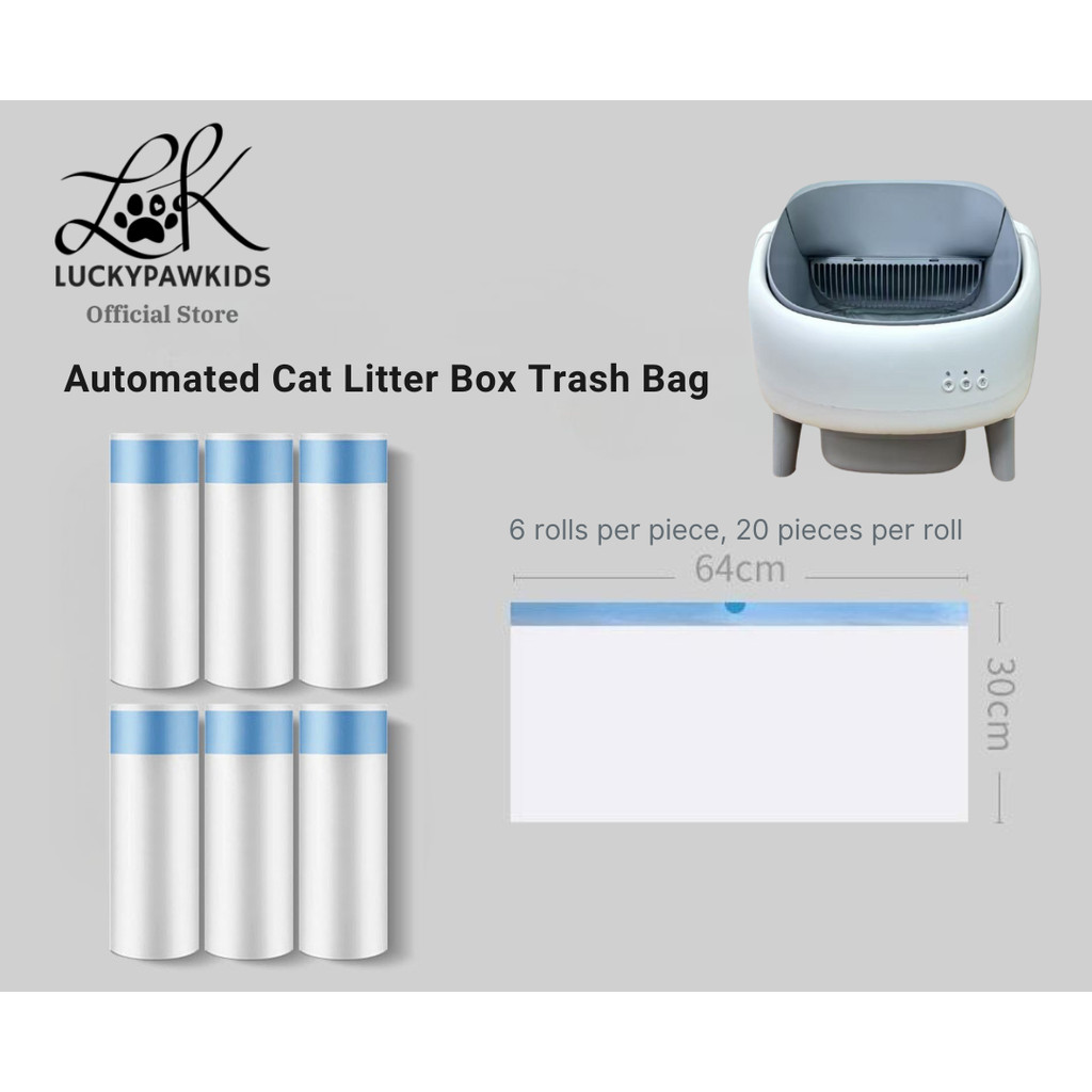 Trash Bag For Open-Top Automatic Cat Litter Box 64cm*30cm | Shopee ...
