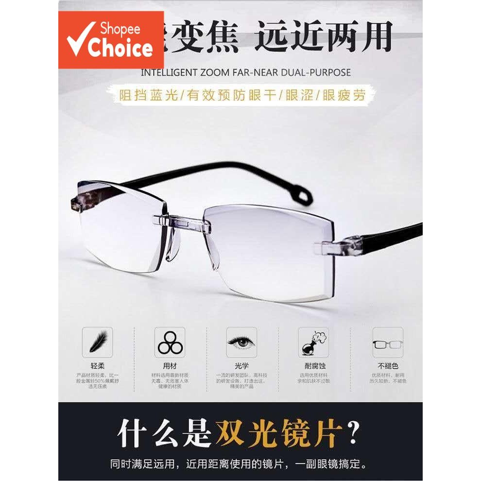 2408 Intelligent Zoom Anti-Blue Light Frameless Cut Edge Reading ...