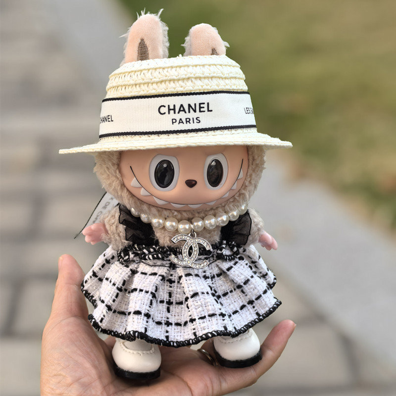 Doll Clothes BARBIE, Labubu Doll Dress Up french styleSuit Sitting ...