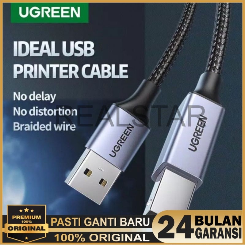 Ugreen 10351 Printer Cable / Scanner Usb 2.0 Male to Usb Type B Male ...