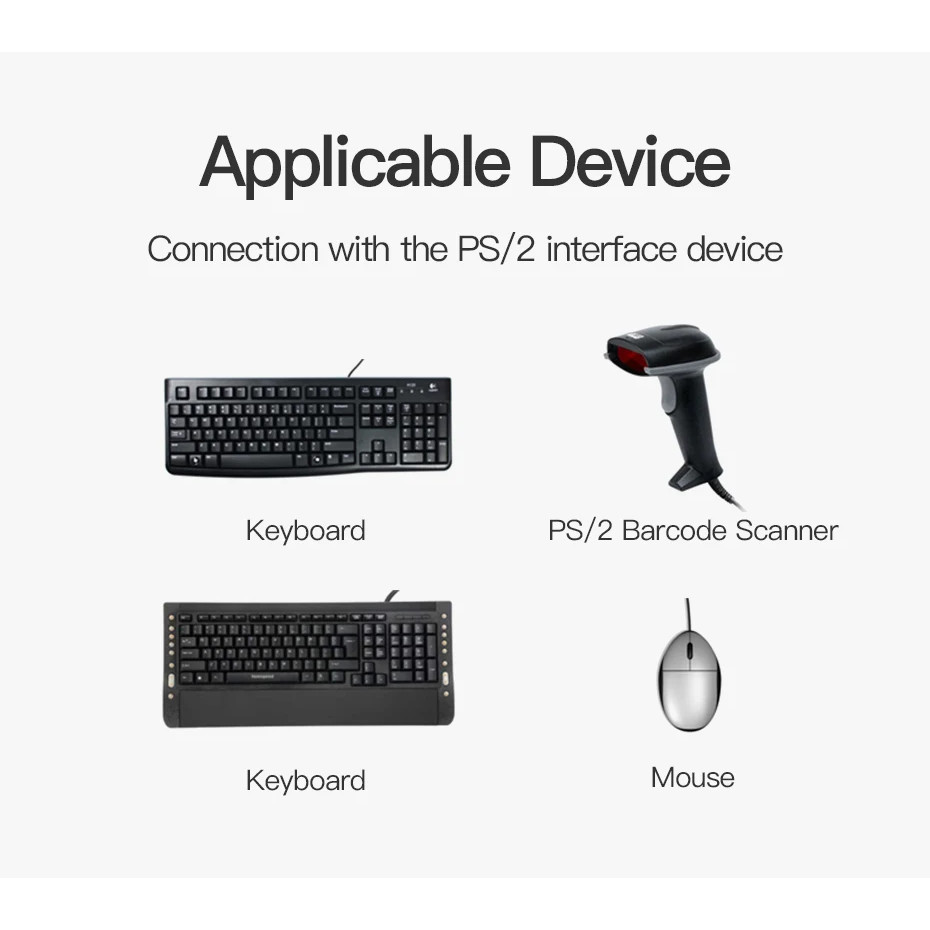 Vention USB to PS2 Converter Cable USB Male to PS/2 Female Adapter USB Extension Cable | Shopee ...