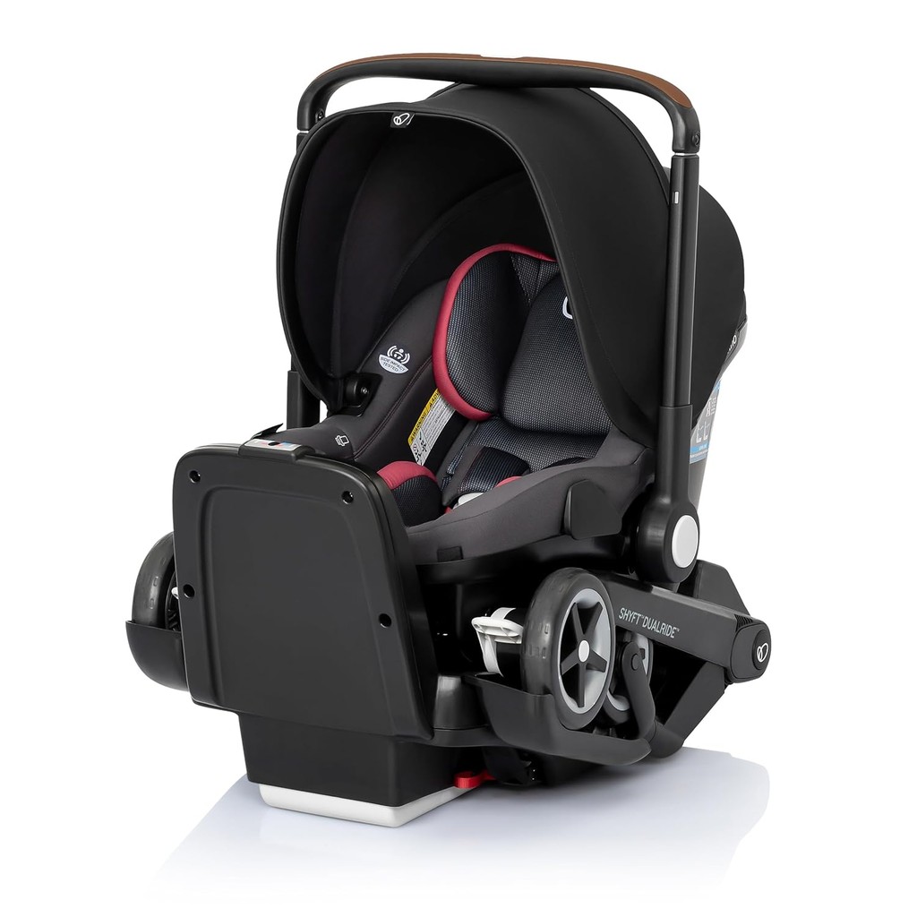 Evenflo Shyft DualRide Infant Car Seat and Stroller Combo w/Carryall ...