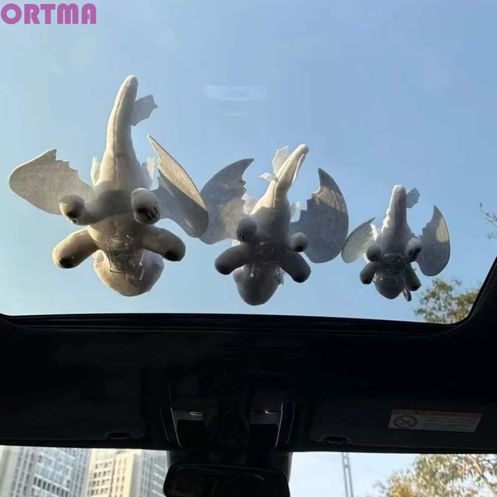 ORTMA Toothless Car Decoration, Stuffed Animal Flying Dragon How To ...