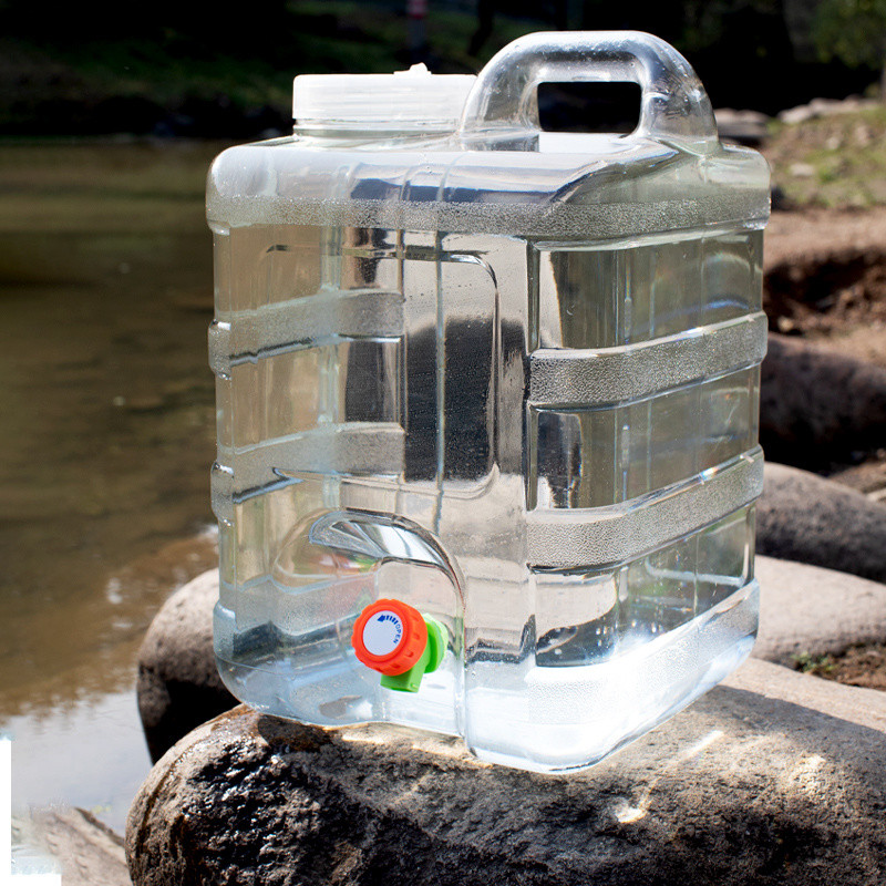 Outdoor Pure Water Bucket with Spout, Empty Mineral Water Container ...