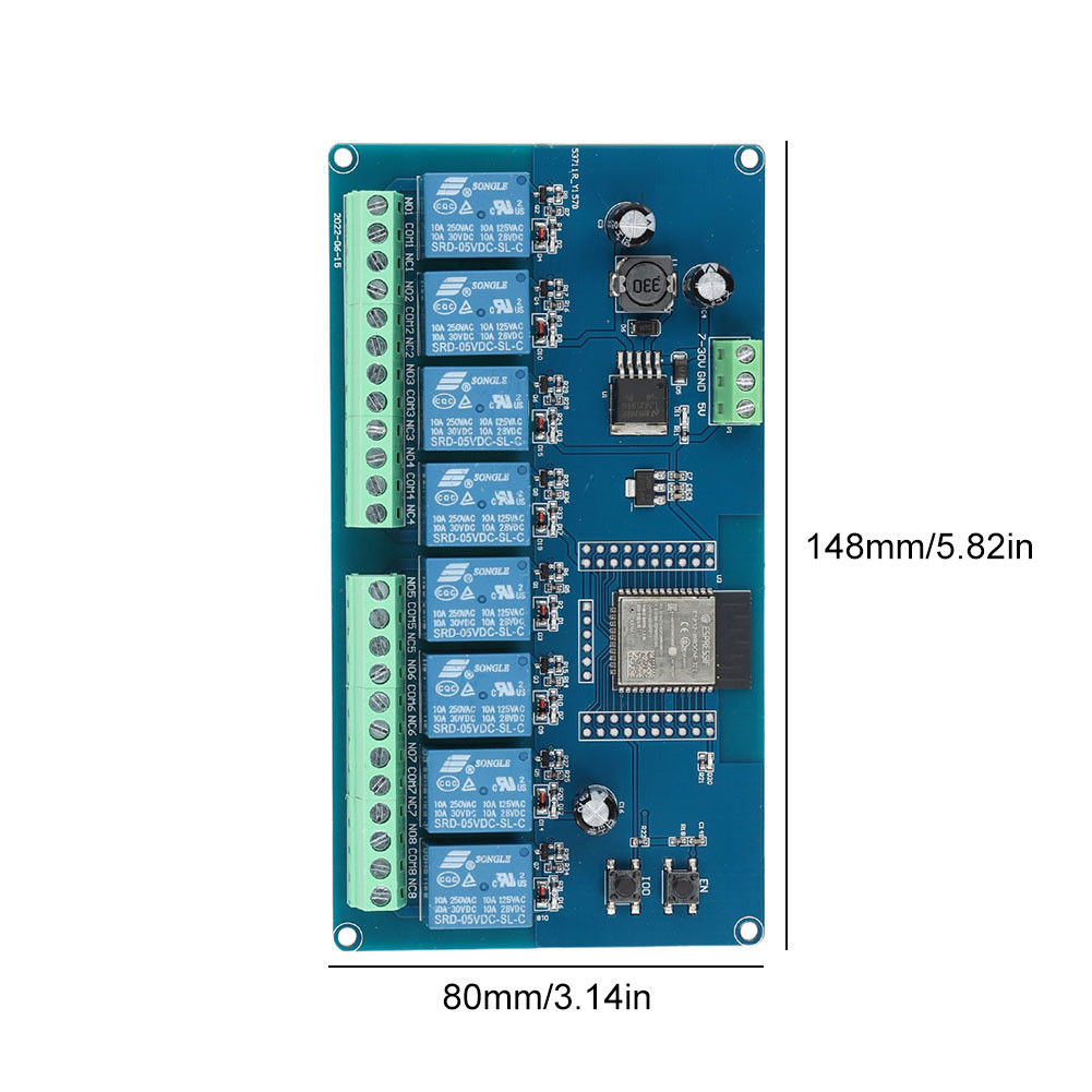 ESP32 ESP32-WROOM Development Board 1/2/8 Channel ESP32 WIFI BT BLE Relay Module | Shopee Singapore