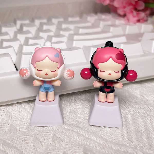 keycaps custom keycaps Genuine Pop Mart Standing Cute Pellet Keycap ...