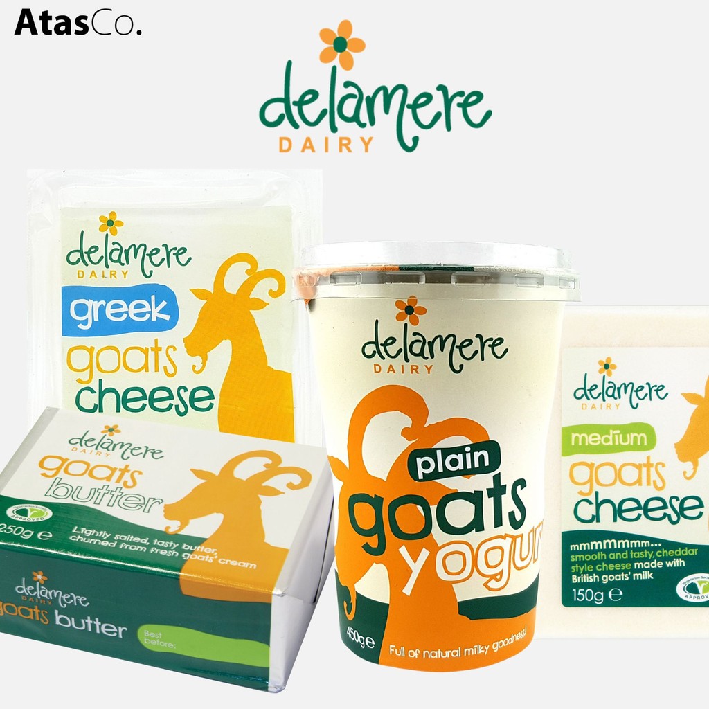 Delamere Dairy Goats Butter, Cheese and Yoghurt [CHILLED] | Shopee ...