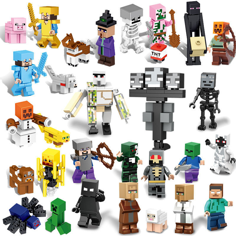SG Compatible with LEGO Minecraft Villager Iron Golem Phantom Wither ...