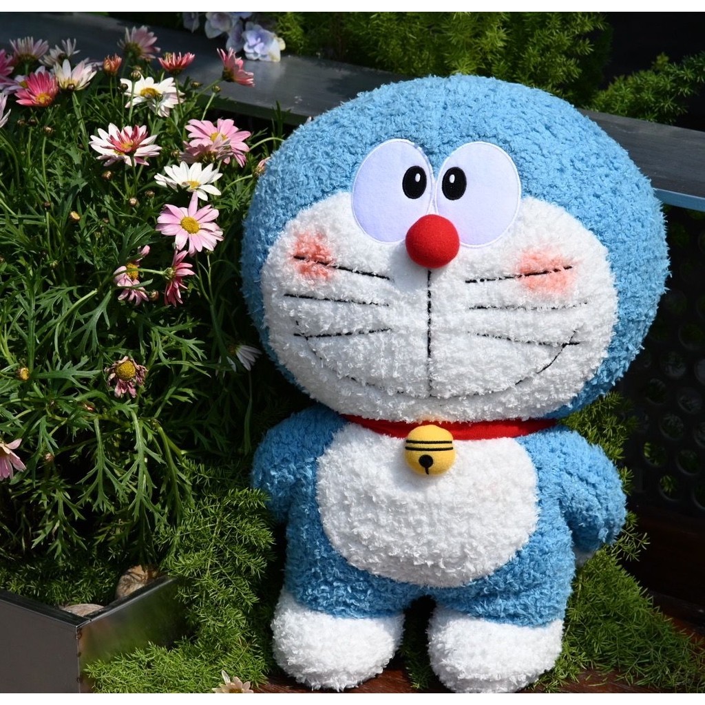 Doraemon Plush Toy Lovely Stuffed Anime Japanese Style Blue Doraemon ...