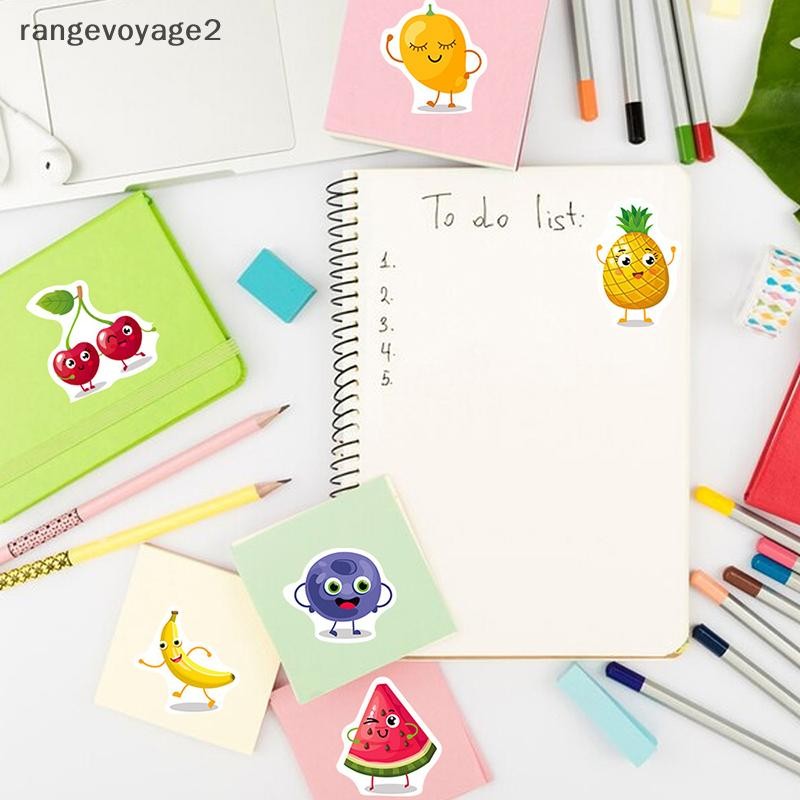 [RGE] 500pcs/roll Irregular Cute Cartoon Fruit Reward Stickers For ...
