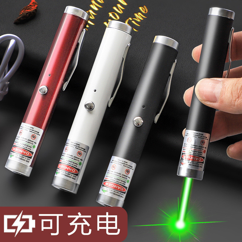 High Power Laser Pointer Strong Light Flashlight Outdoor Green Light ...