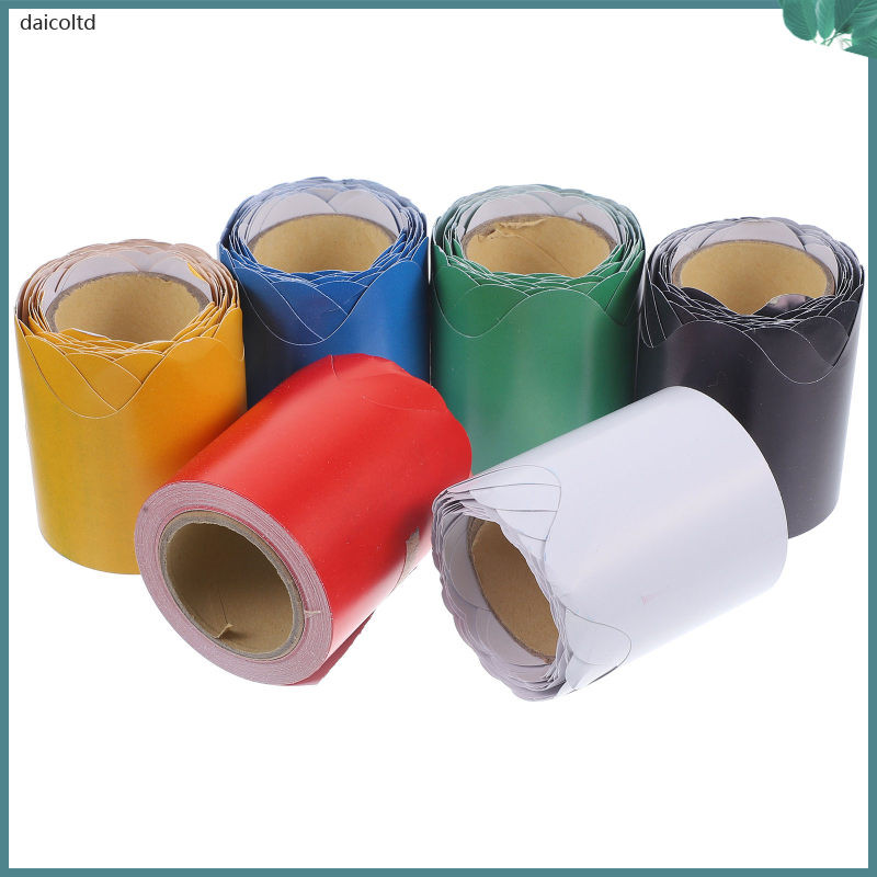 6 Rolls Decorative Border Paper Trim Decorations School Classroom ...