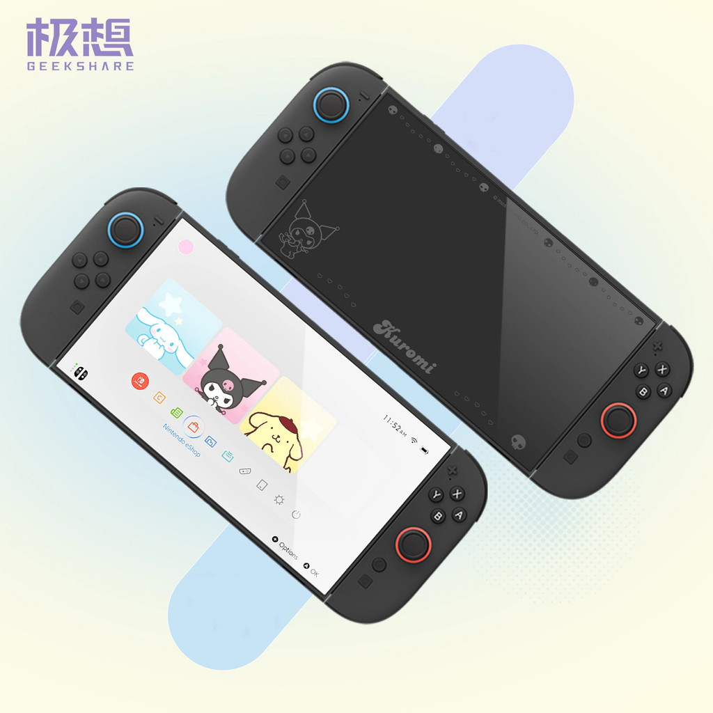 Geekshare Sanrio Kuromi Theme HD Screen Protector for Nintendo Switch2 (2025) | Shopee Singapore