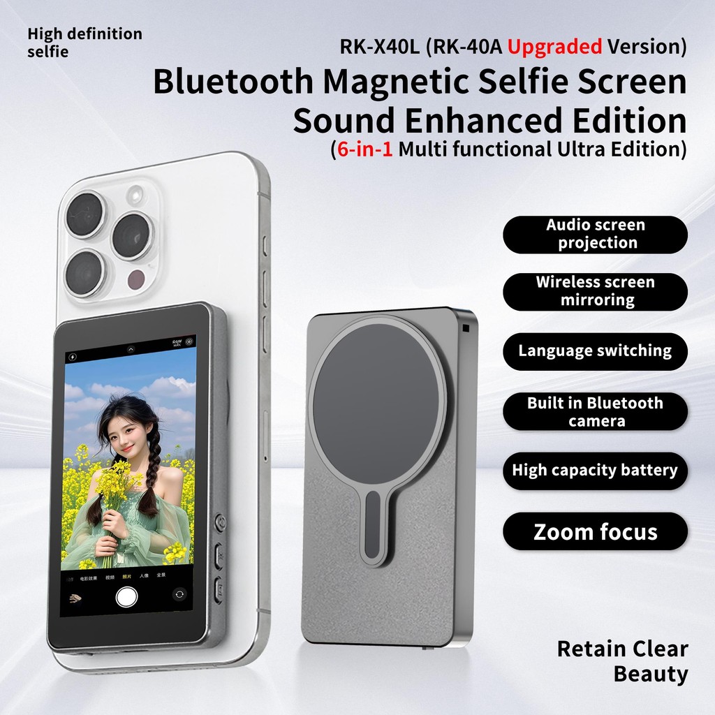 Latest Upgraded Phone Selfie Screen Rear Camera Selfie Vlog Screen ...