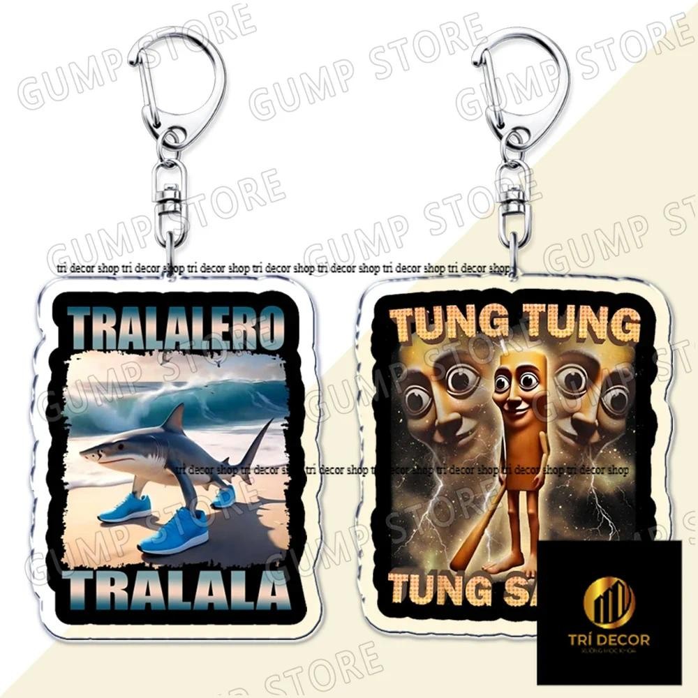Italian Brainrot Animals Meme Keychains for Accessories Tracero Tralala ...