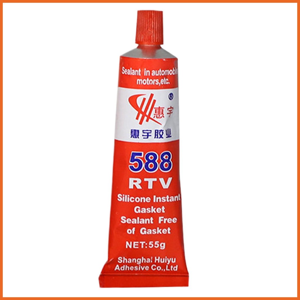 High Temp Gasket Maker Anti-Freeze Rtv Silicone Sealant Red Gasket Maker Gasket Sealant 55g for ...