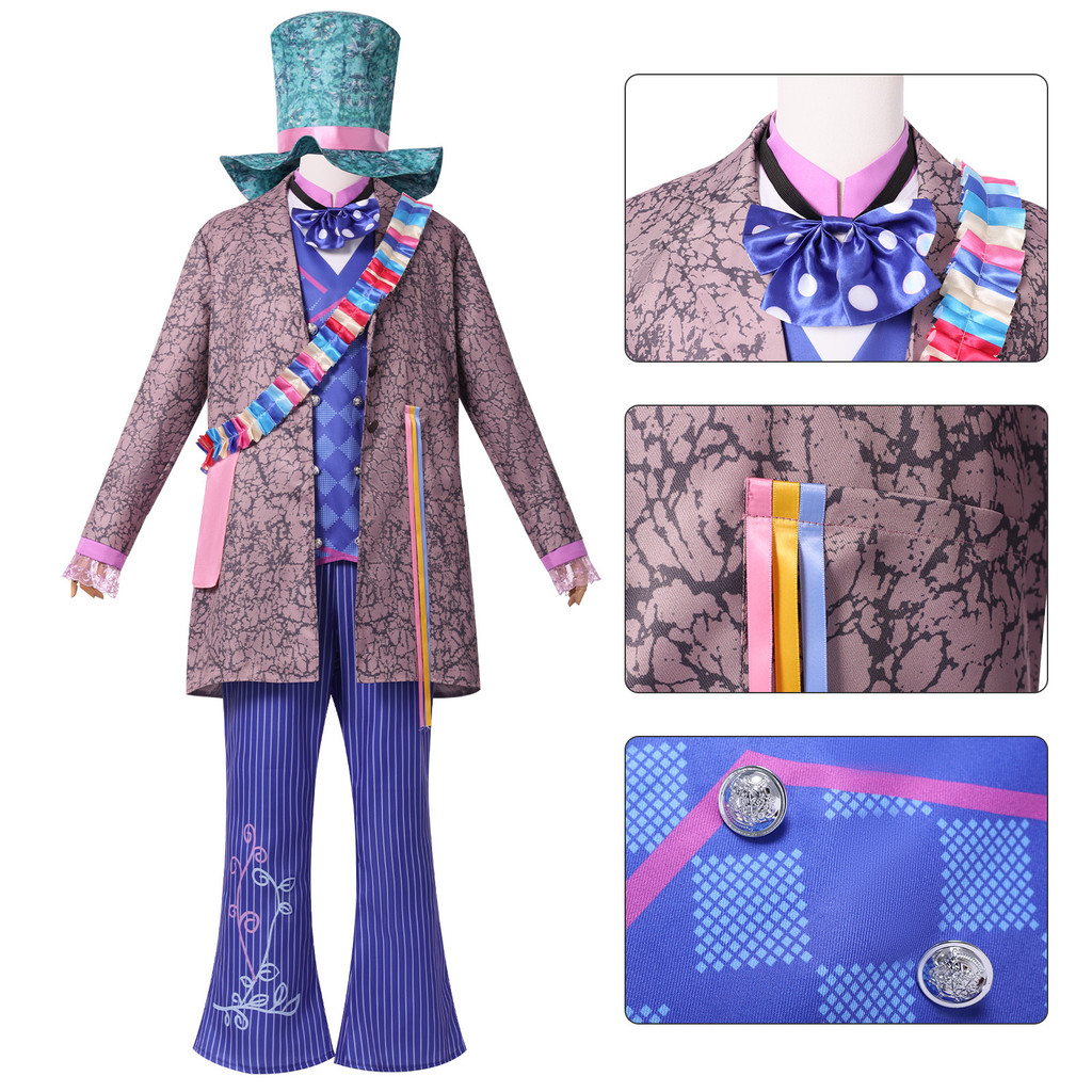 Alice'S Adventures In Wonderland Cospaly Cos Costume Mr. Alice The Mad ...