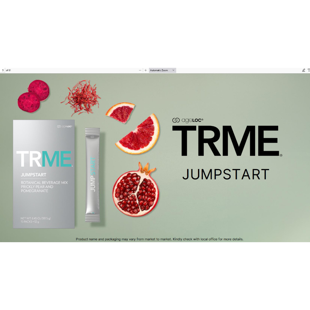 Nuskin Nu Skin ageloc TRME Jumpstart Ageloc Tr90 Tr 90 (15 packets ...