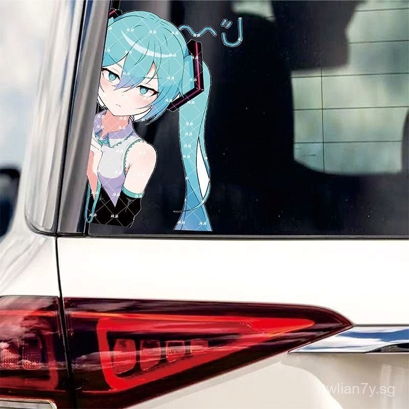 [Shop Hot Sale]Hatsune Future MIKU 2D Anime Cartoon Car Stickers ...