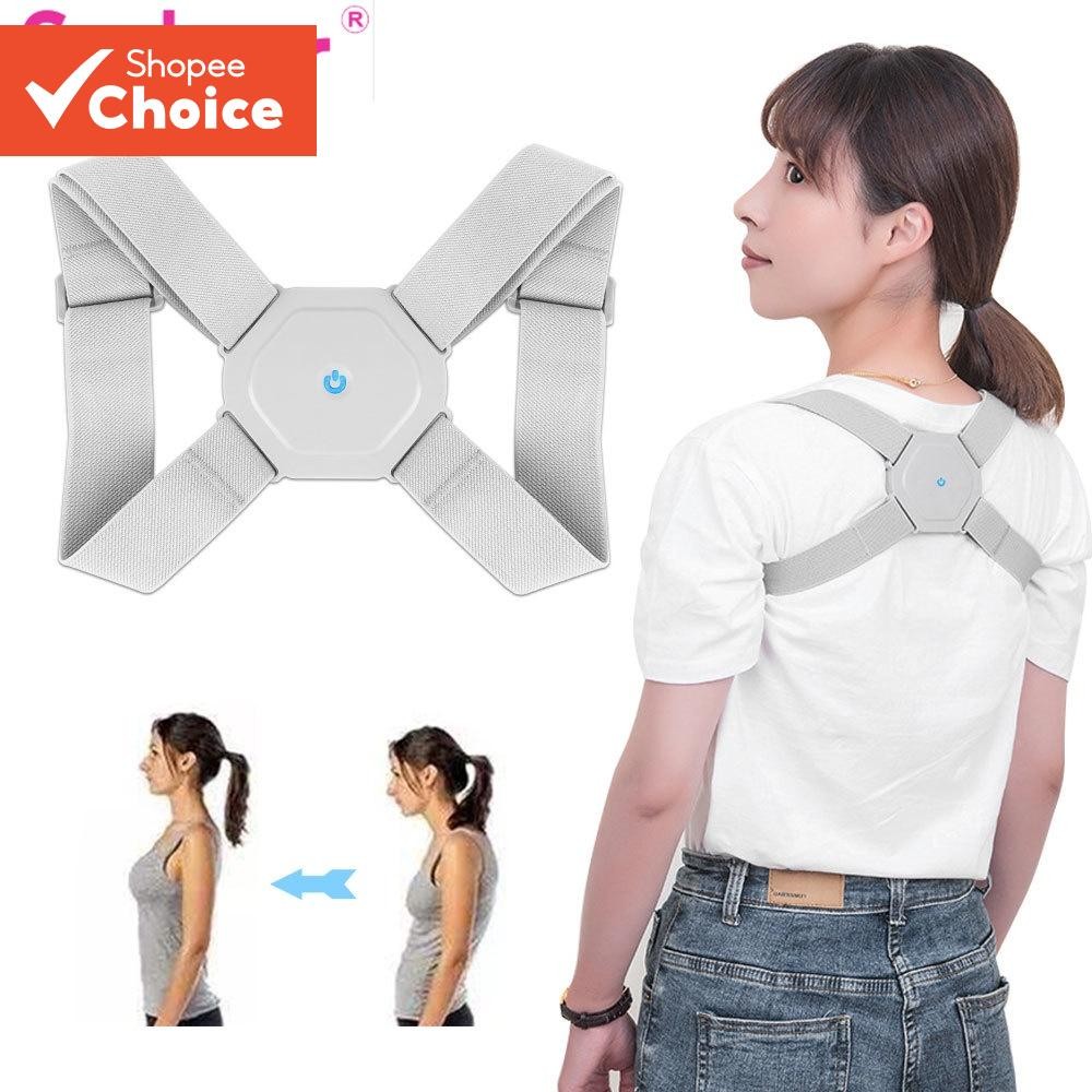 Suolaer Electronic Posture Corrector Reminder Adjustable Back Strap ...