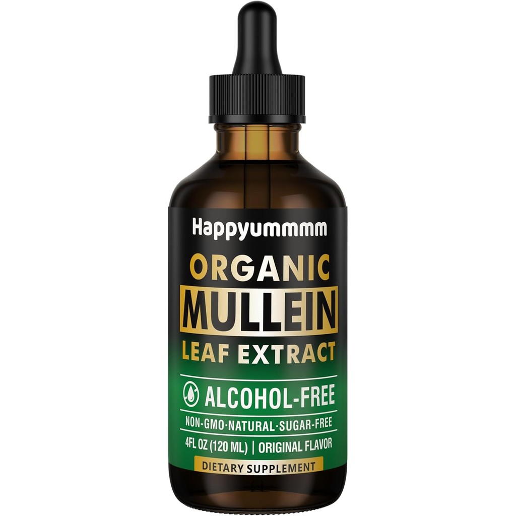 Mullein Drops for Lungs Cleanse,Vegan Mullein Leaf Extract Tincture ...