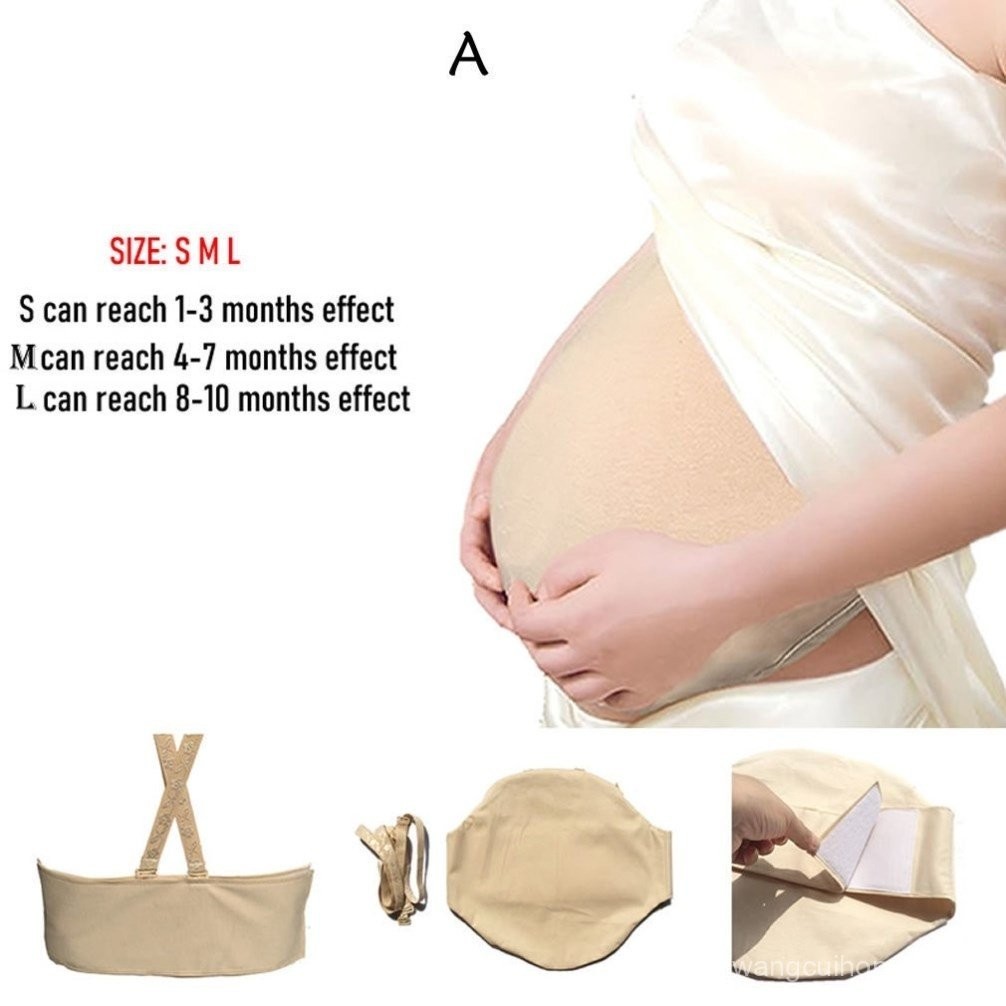 Fake Belly for Pregnant Women, Realistic Pregnancy Fake Big Belly, Fake ...