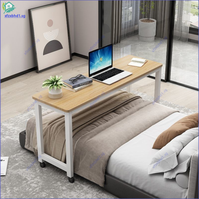 Lazy Bedside Table Movable Computer Desk Home Desk Bedroom End Table ...