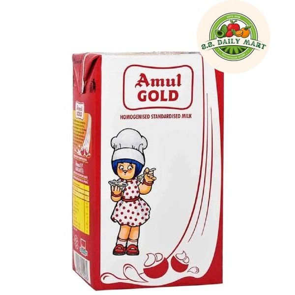 Amul Gold Homogenised Standardised Milk 1l | Shopee Singapore