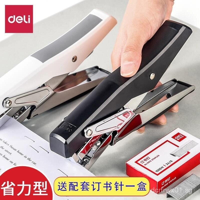 Deli Handheld Stapler for Students and Office, Simple and Durable ...