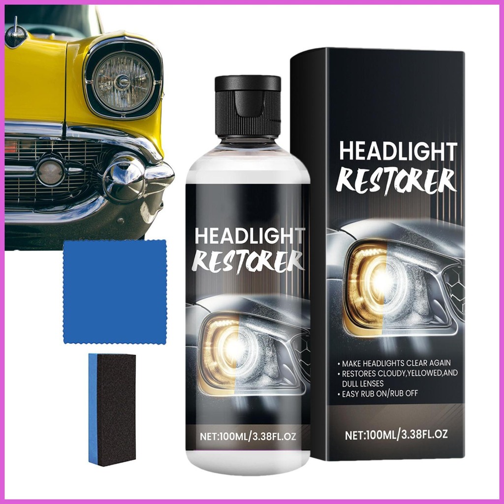 Innovative Headlight Repair Polish 100ml Car Headlight Restoration Kit ...