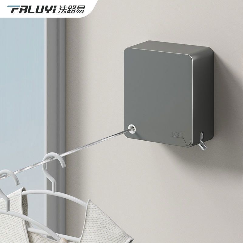 Invisible Clothesline Drying Rack Magic Rope Indoor No-Drill Bathroom ...