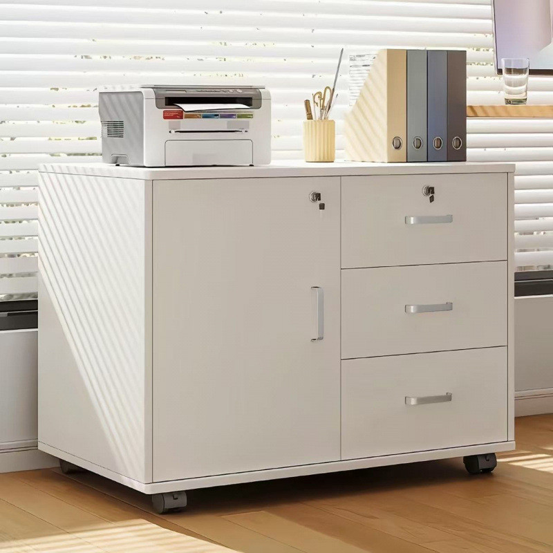 WYShy File Cabinet Office Storage Cabinet Wooden Lockable Document ...