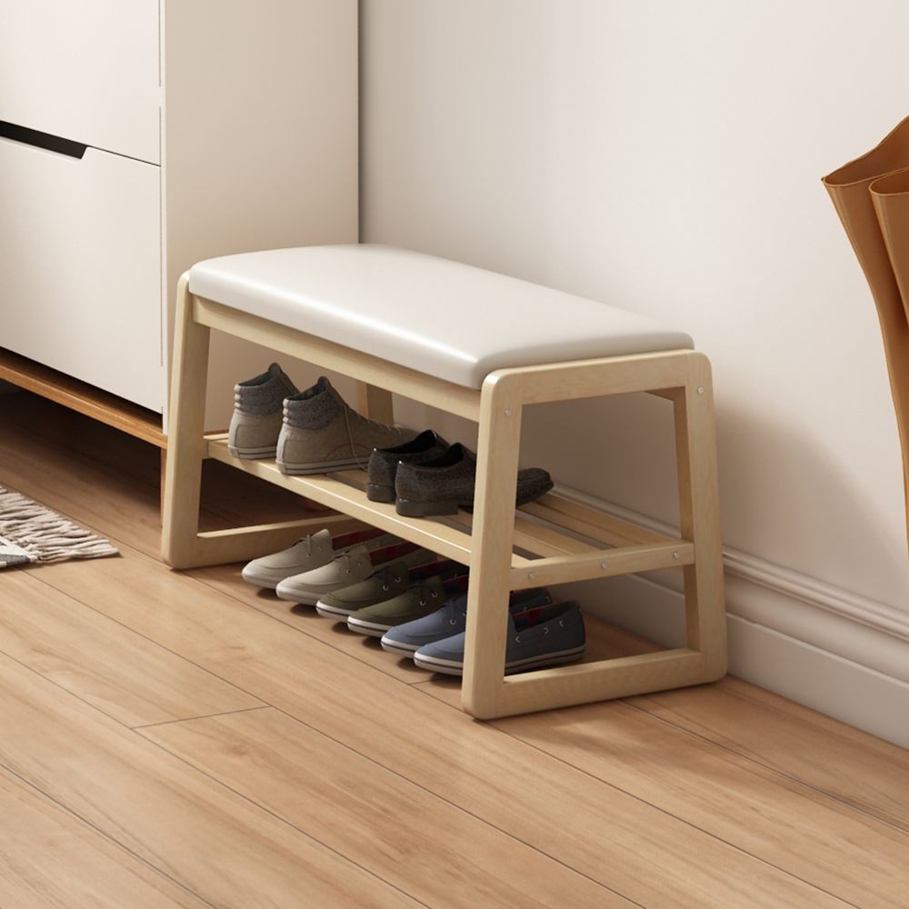 Solid Wood Shoe Changing Bench Shoe Changing Bench Can Sit Entryway ...