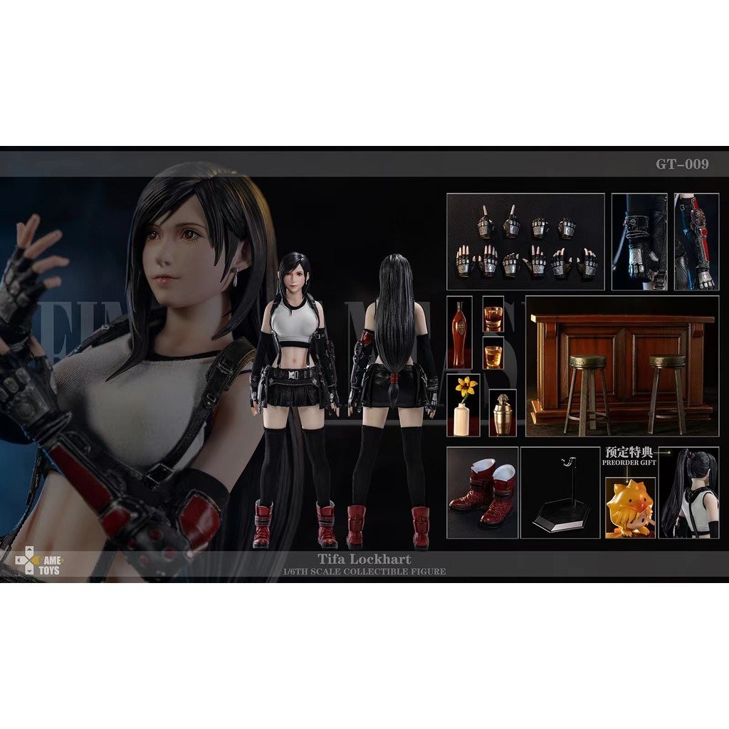 Clam GAMETOYS 1/6 GT-009 GODDESS OF COMBAT TIFA Tifa Movable Female ...