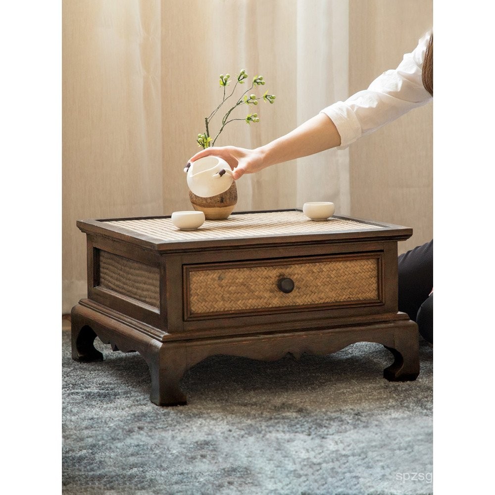 Japanese Style Solid Wood Tatami Small Table Square Table Low Table ...