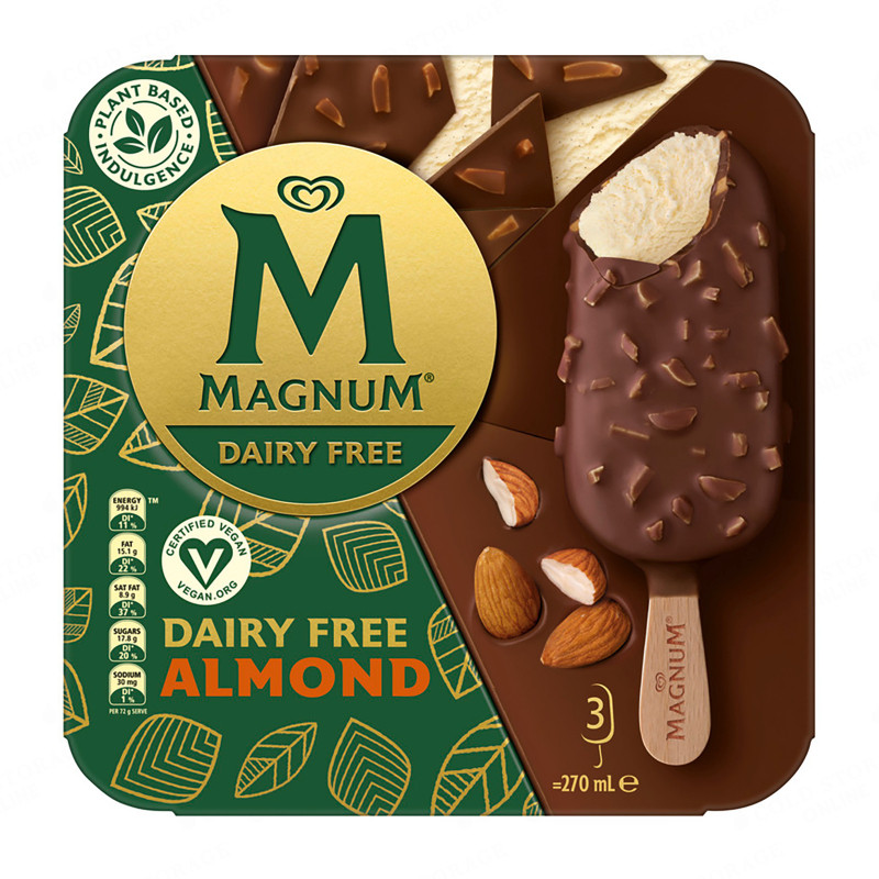 Magnum Dairy Free Almond Multipack Ice Cream 3 x270ml | Shopee Singapore