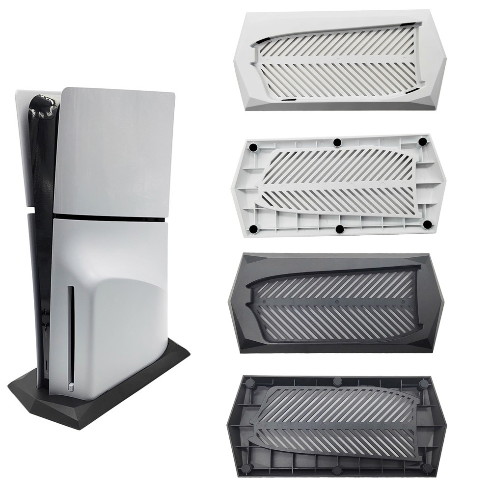 PS5 Slim Stand Vertical Stand for Sony PlayStation 5 Slim Consoles Non ...