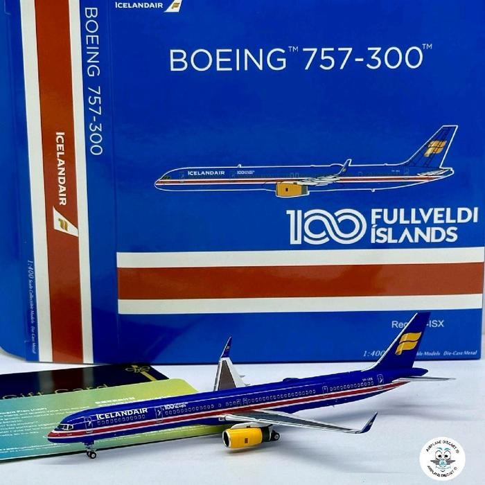 6.00 NG Model Icelandair Boeing B757-300/w TF-ISX (100 Years ...