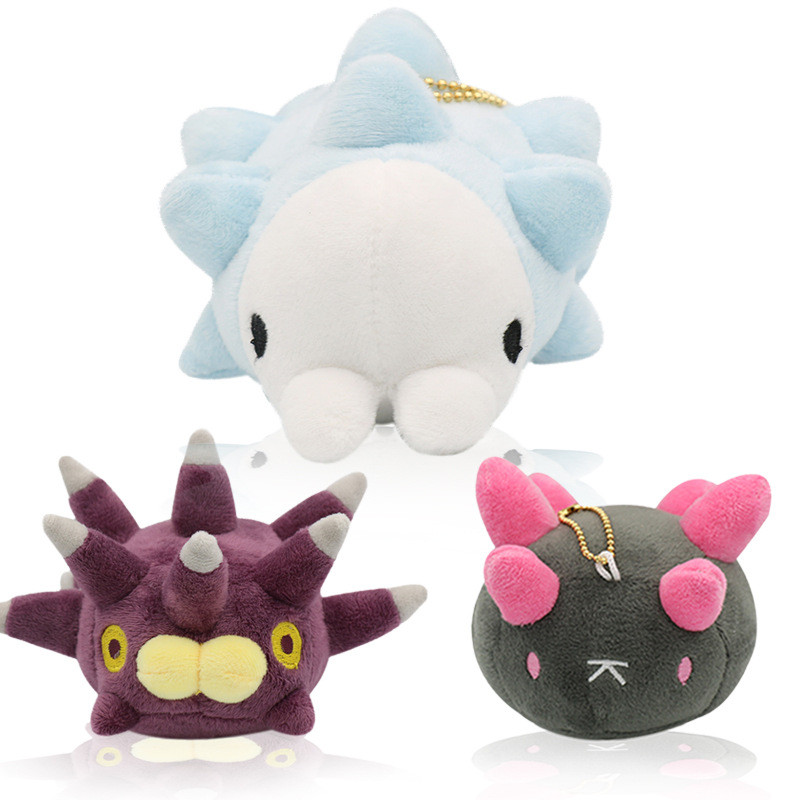 PokéMon Adorable Plush Set: Toxtricity (Amped Form) & Snom Stuffed Toy ...