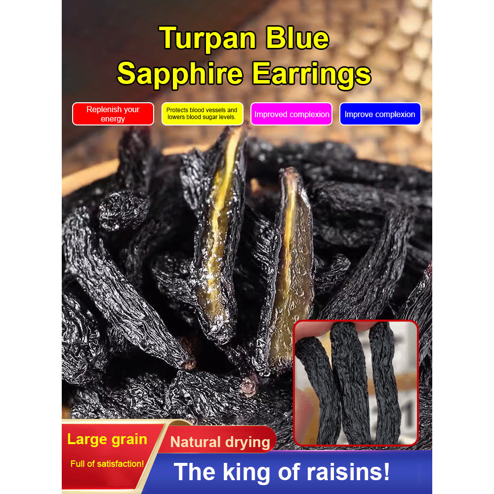 ⏰Flash Sale🥇Delicious Sandless Dried Black Grapes [The King of Raisins ...