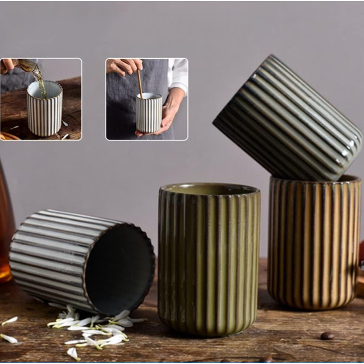 Aesthetic Ceramic Tea Cup Glass Vintage Japanese Style Tea Cup Without ...