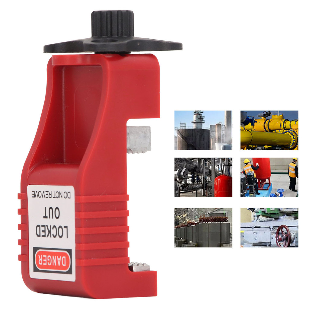 Circuit Breaker Lockout Device Metal Adjustable Clamp On Lockout Tagout ...