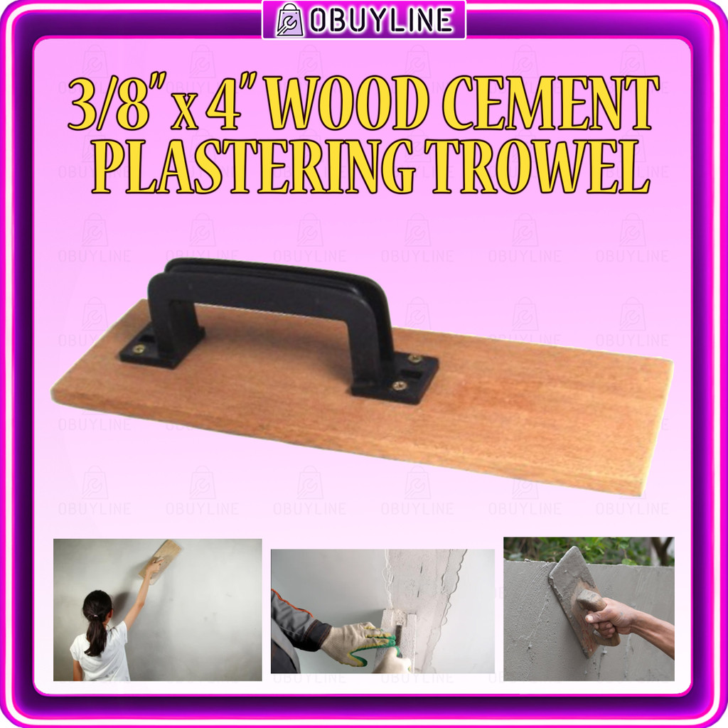 3/8''X4'' Wood Cement Plastering Trowel (Hard Wood)/ Wood Plaster ...