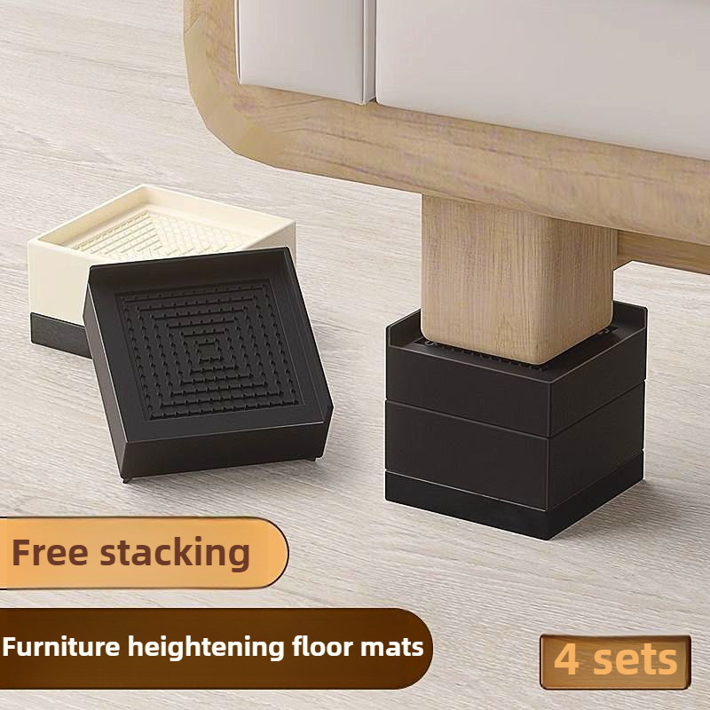 4Pcs Adjustable Table and Chair Lifting Legs, Bed Frame Furniture ...
