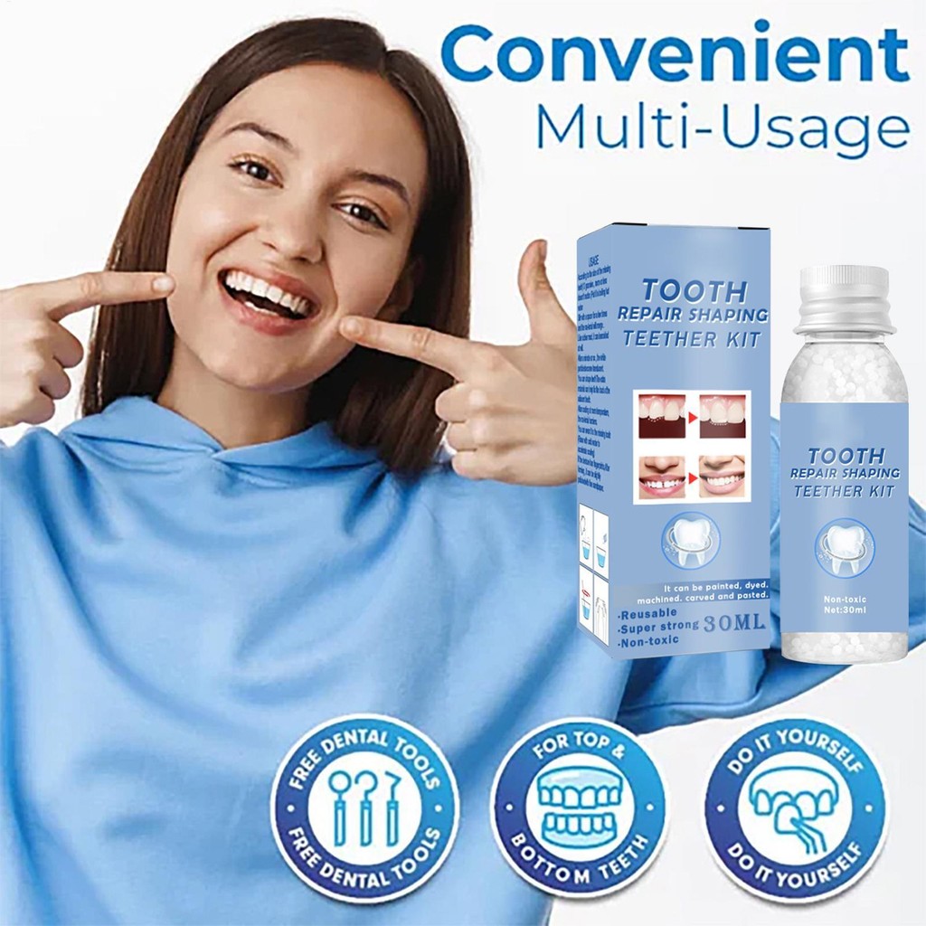 Oral Fake Teeth Filling Repair Temporary Tooth Filling Repair Kit ...